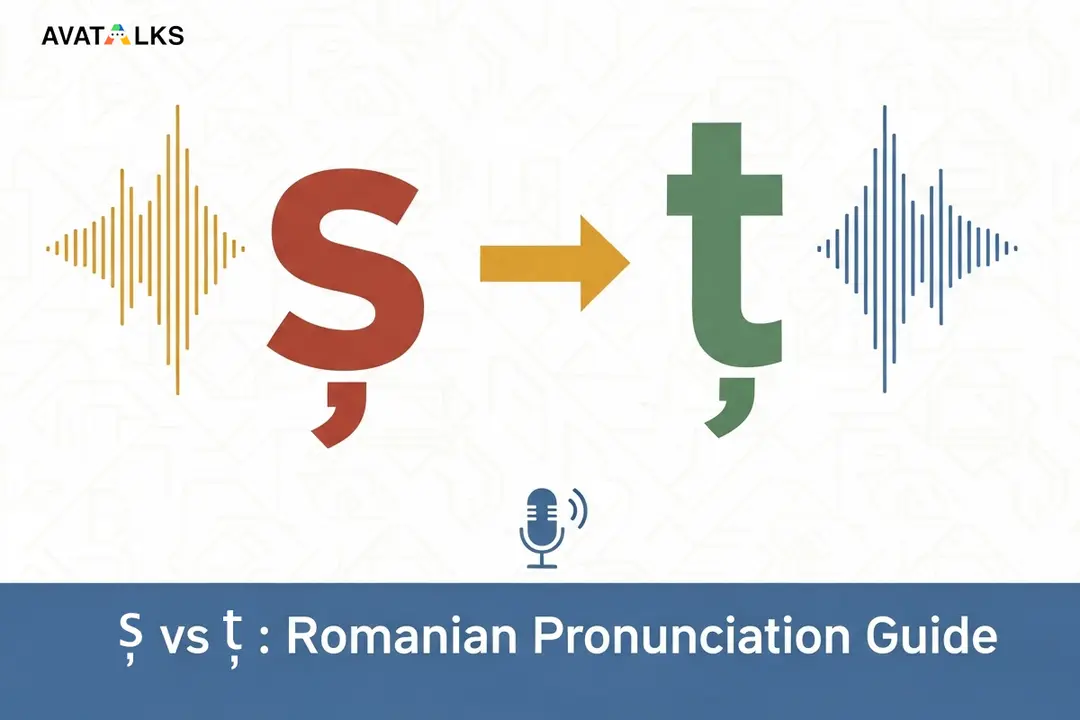 Romanian Ș vs Ț: Pronunciation & Confusions | Avatalks Blog