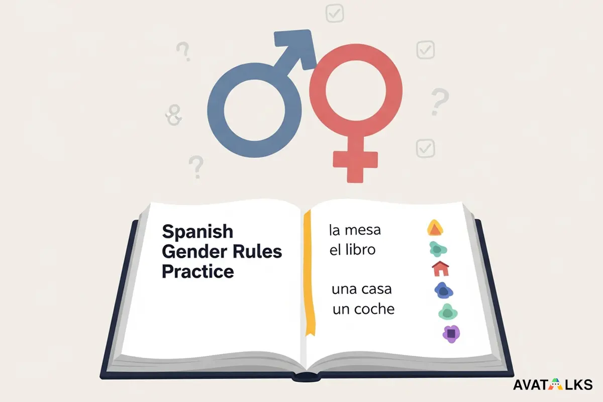Spanish Gender Rules Practice: Rules, Exceptions & Exercises | Avatalks ...